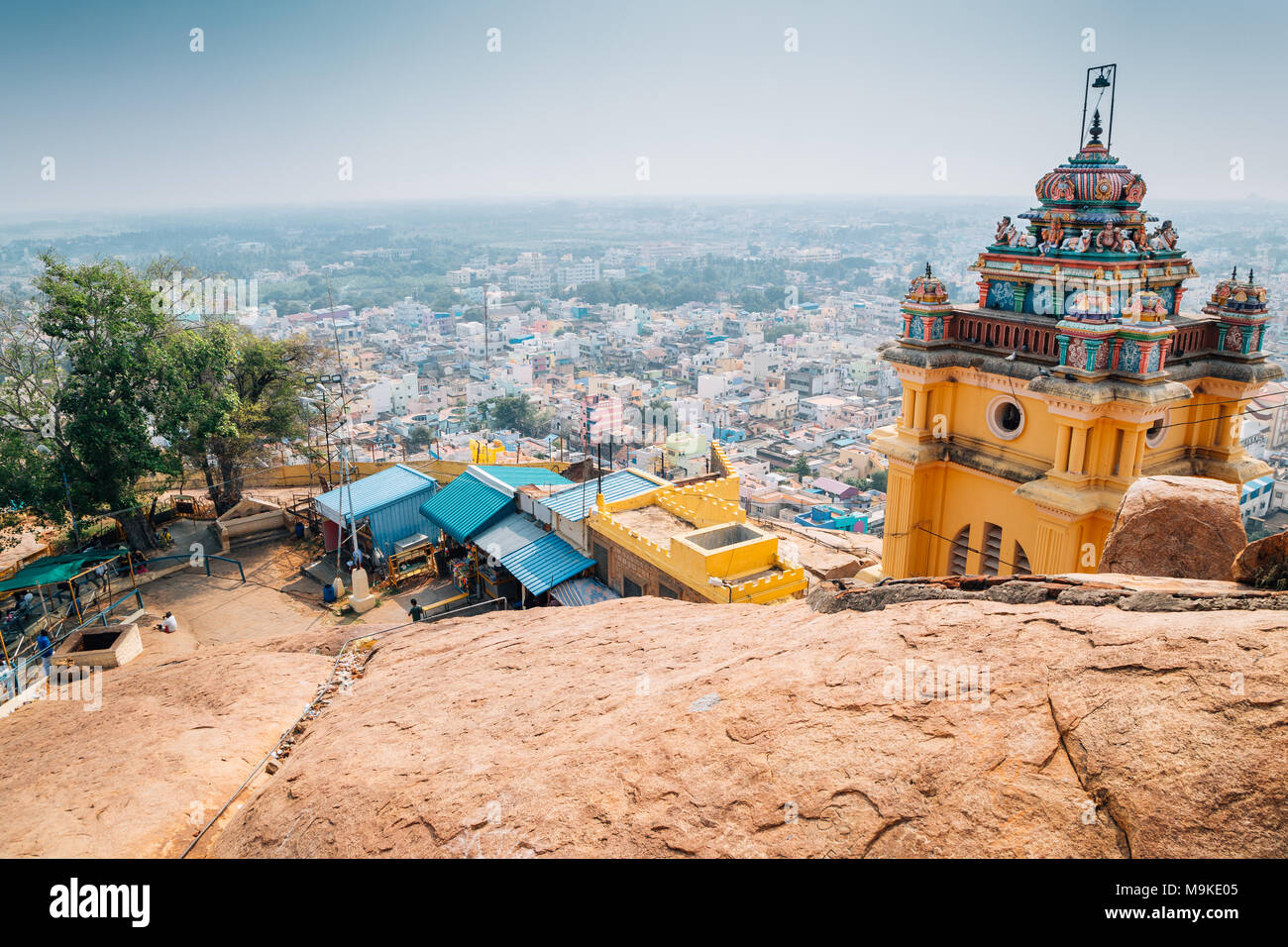 Trichy rock fort temple hi-res stock photography and images - Alamy
