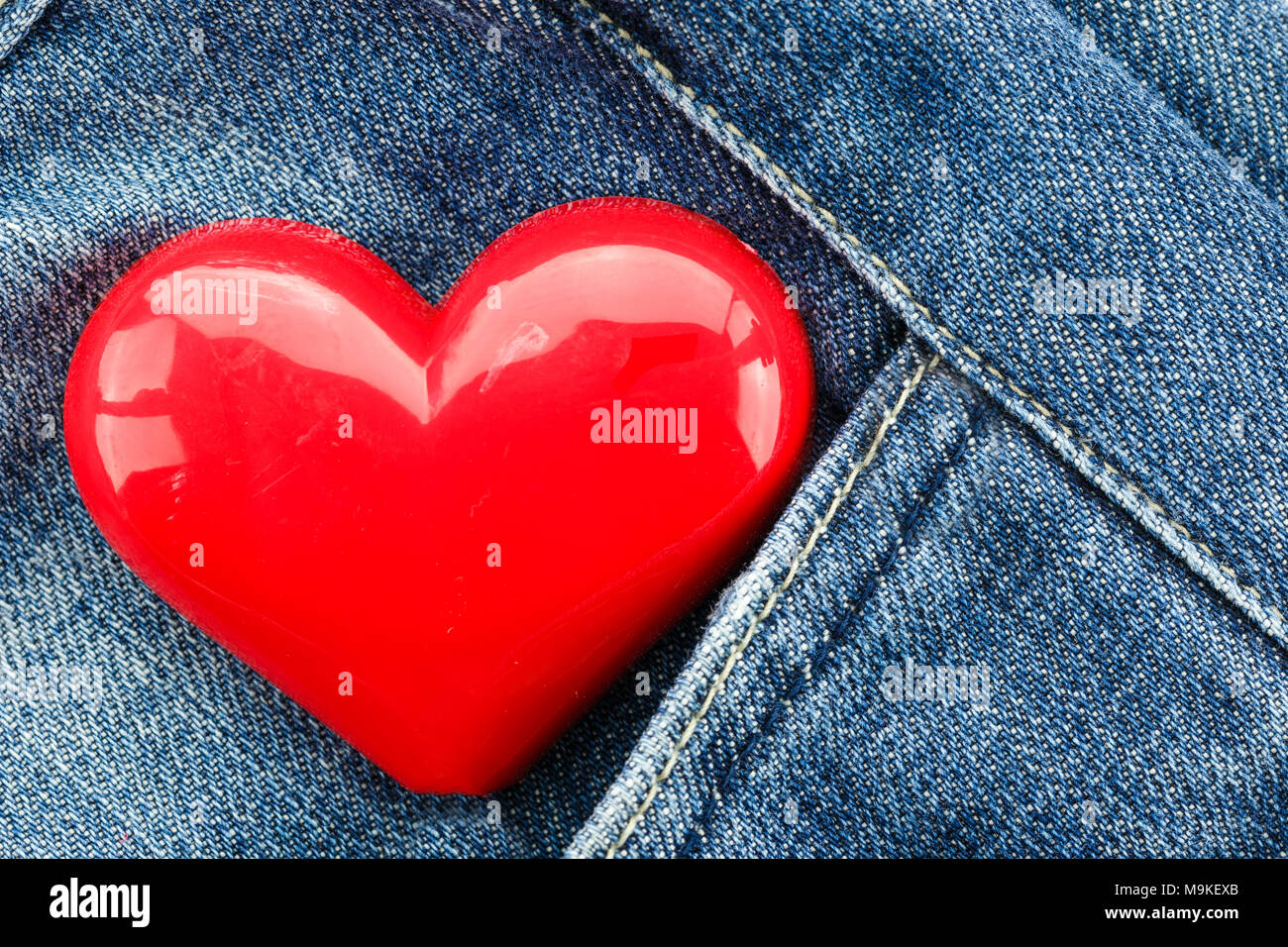 blue jeans with heart shape Stock Photo - Alamy