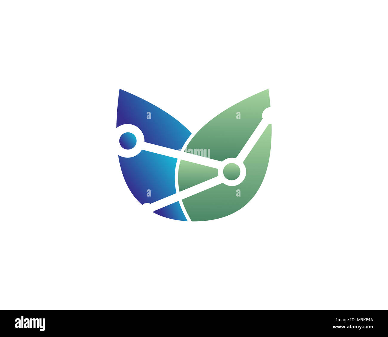 is a symbol associated with natural energy or natural technology Stock ...