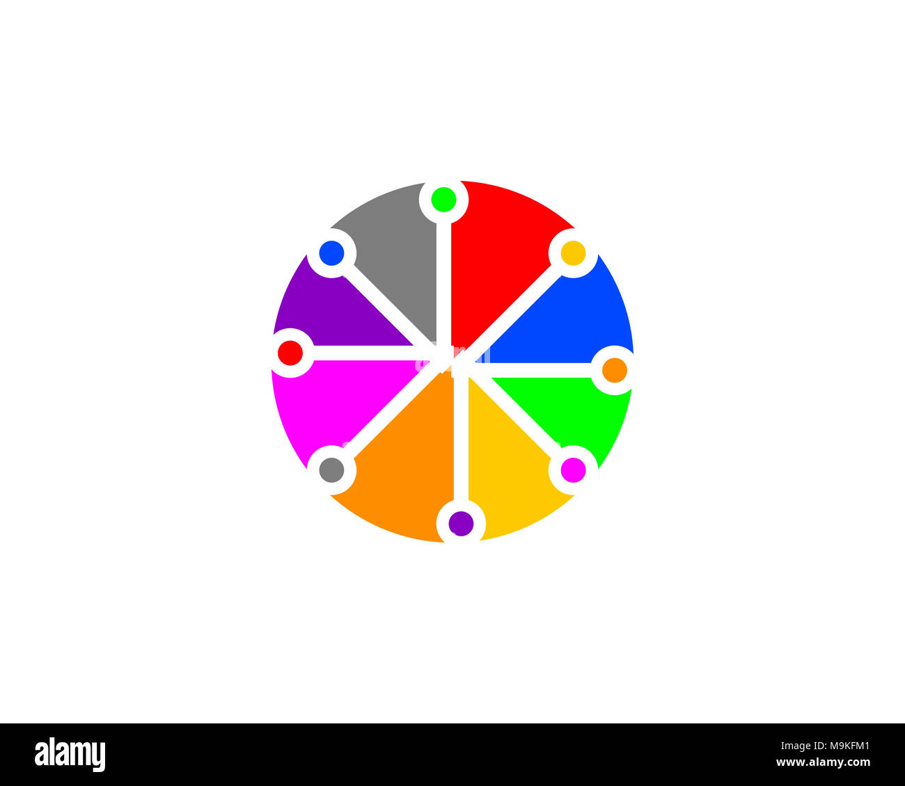 is a symbol in the form of abstract, abstract circle or circle Stock ...