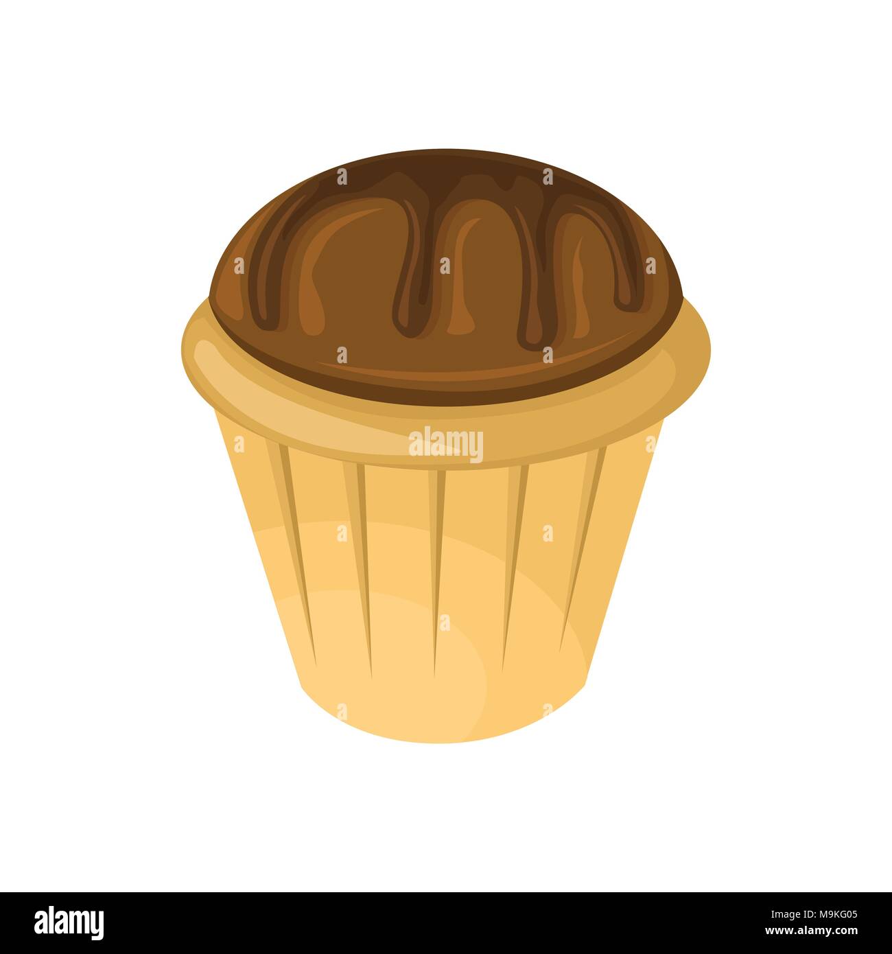 Delicious Chocolate Pudding Vector Illustration Graphic Design Stock ...