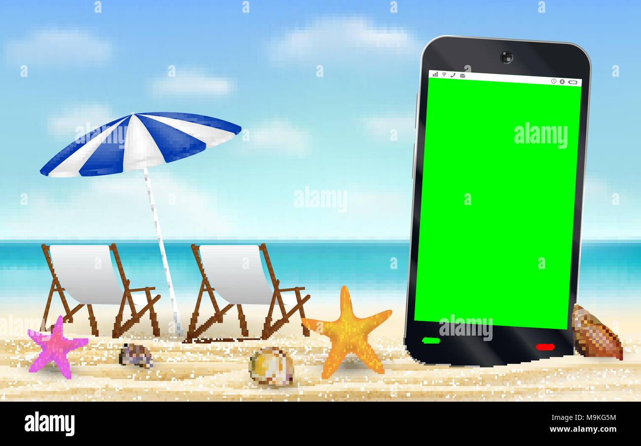 Landscape image sand on Stock Vector Images - Alamy