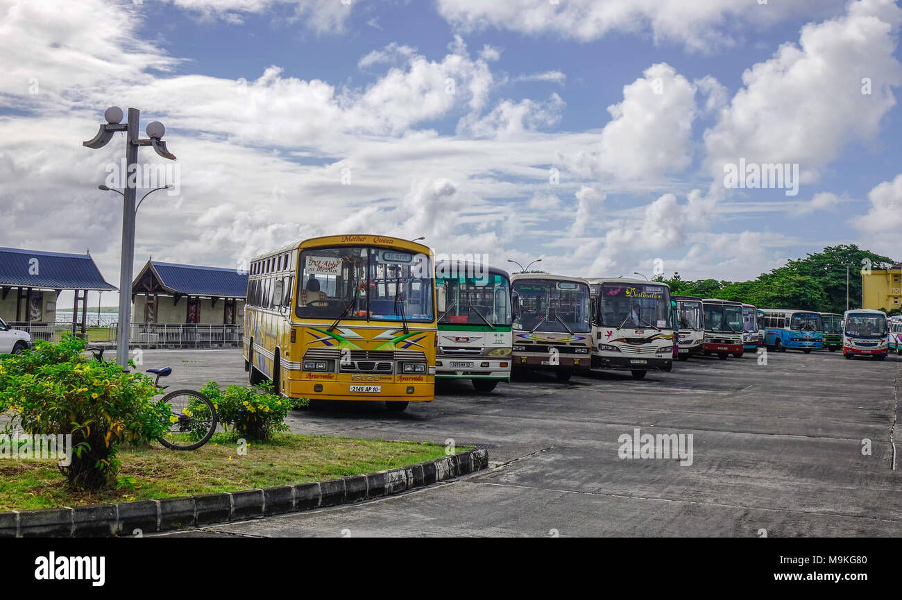 Mauritius public transport local bus hi-res stock photography and ...