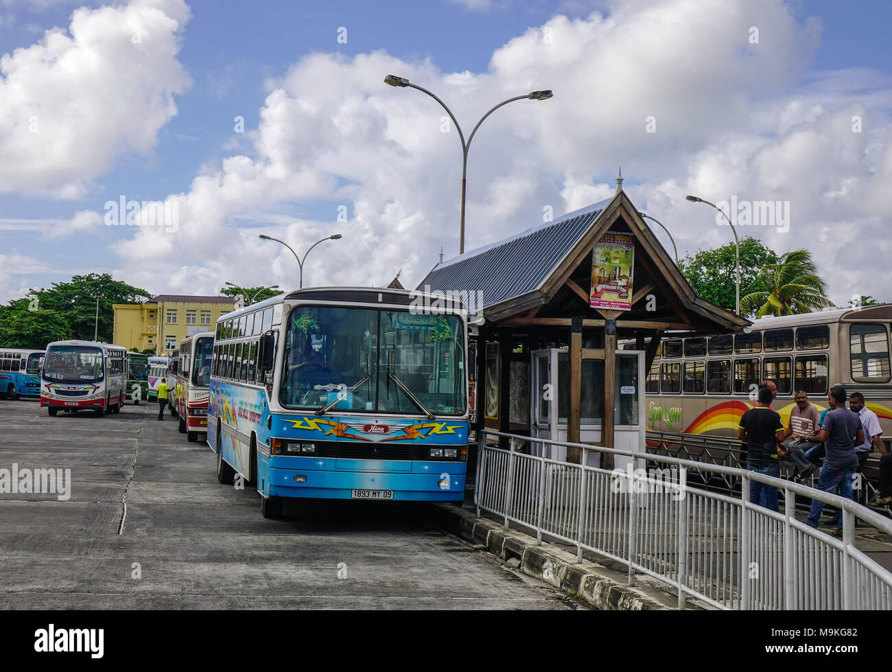 Mauritius public transport local bus hi-res stock photography and ...