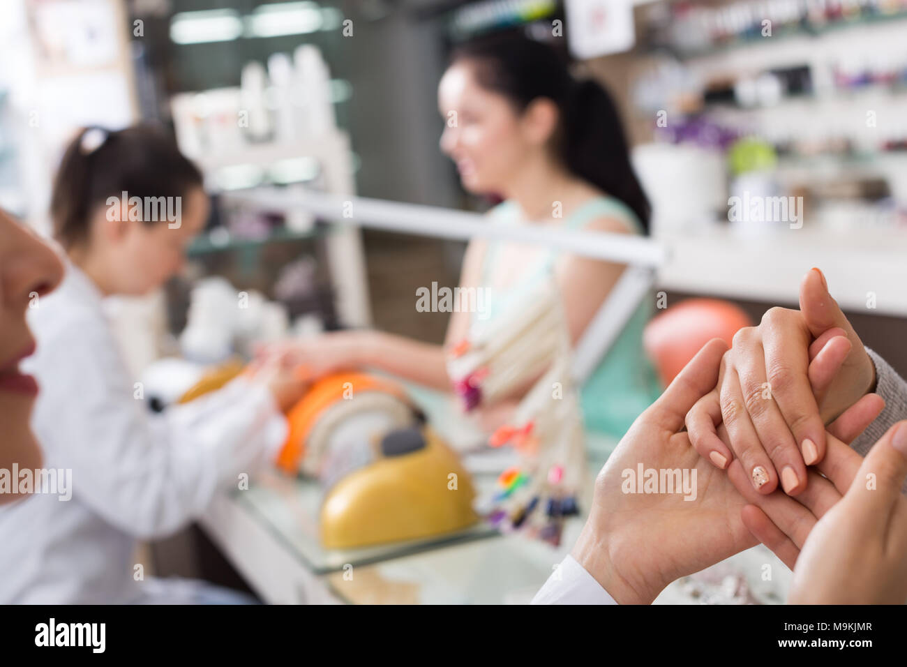 Inspecting nails hi-res stock photography and images - Alamy