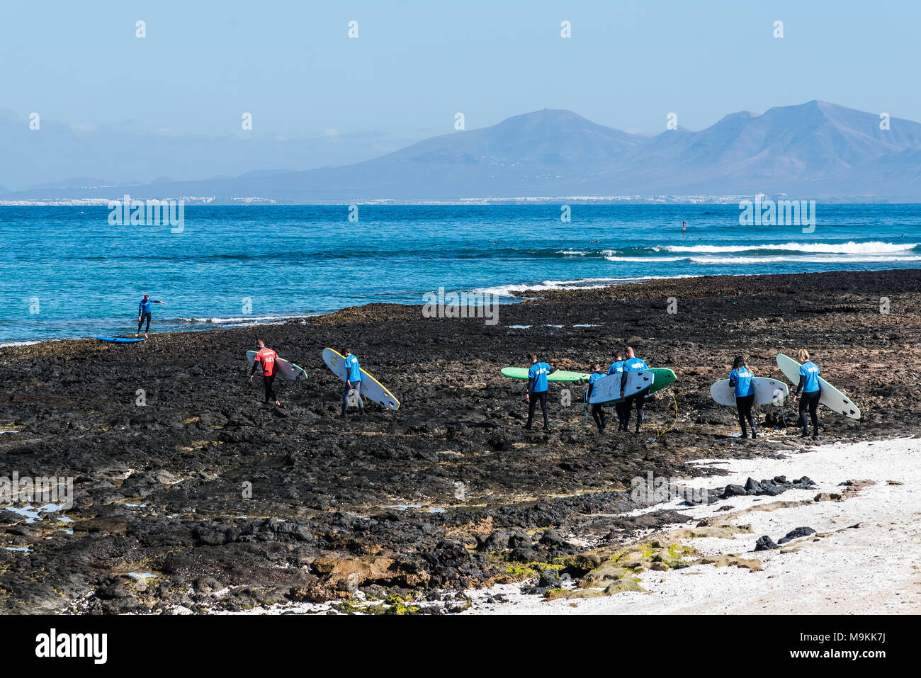 Corralejo, Fuerteventura, Canary Islands, Spain - February 17, 2018 ...