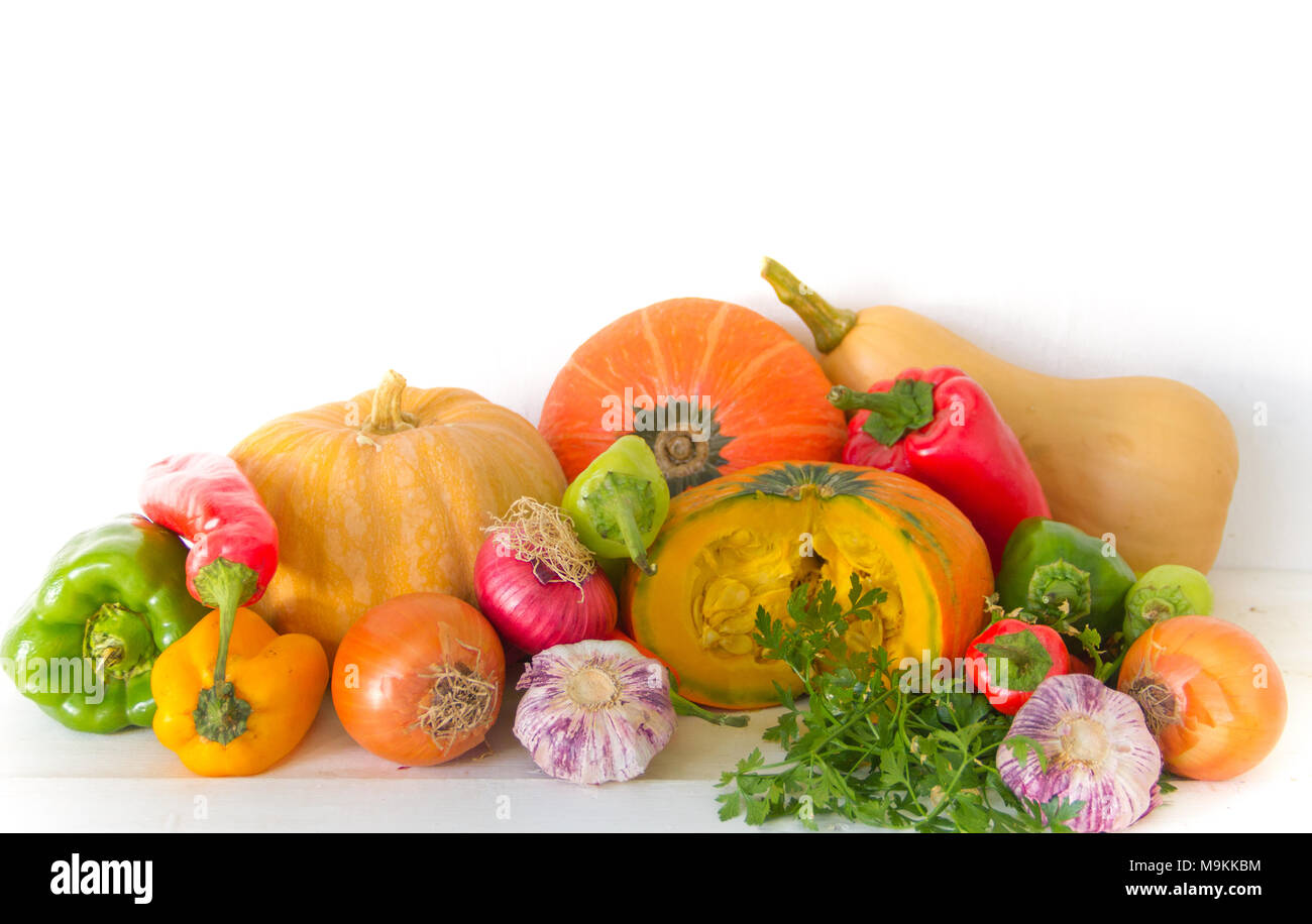 squash and assorted vegetables Stock Photo - Alamy