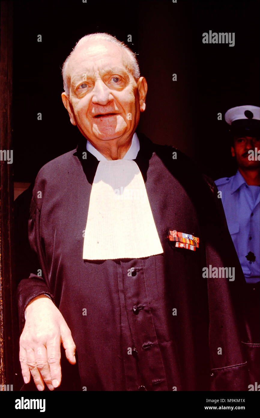 Nazi executioner Klaus Barbie trial, Lyon, france Stock Photo - Alamy