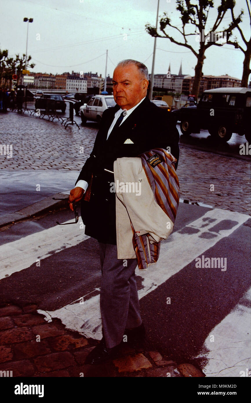Nazi executioner Klaus Barbie trial, Lyon, france Stock Photo - Alamy