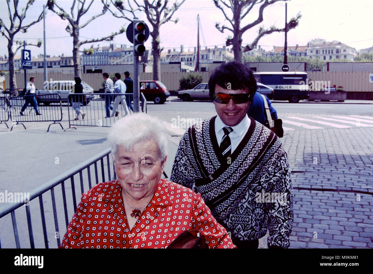 Nazi executioner Klaus Barbie trial, Lyon, france Stock Photo - Alamy