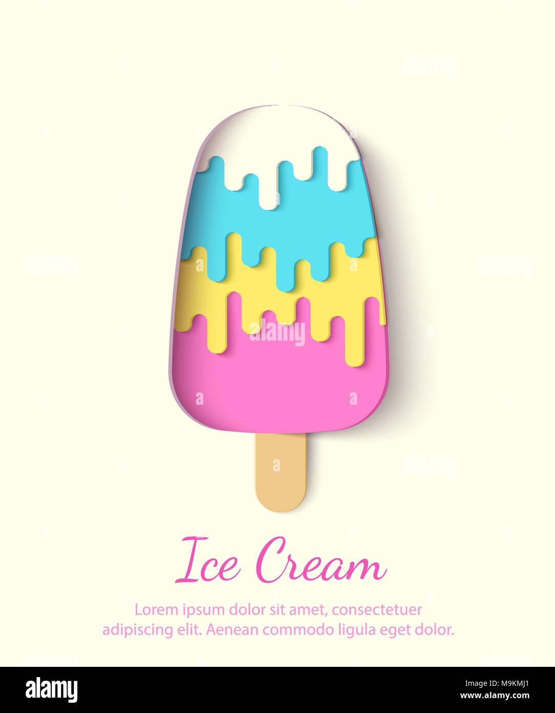 Kid ice cream beach hi-res stock photography and images - Alamy