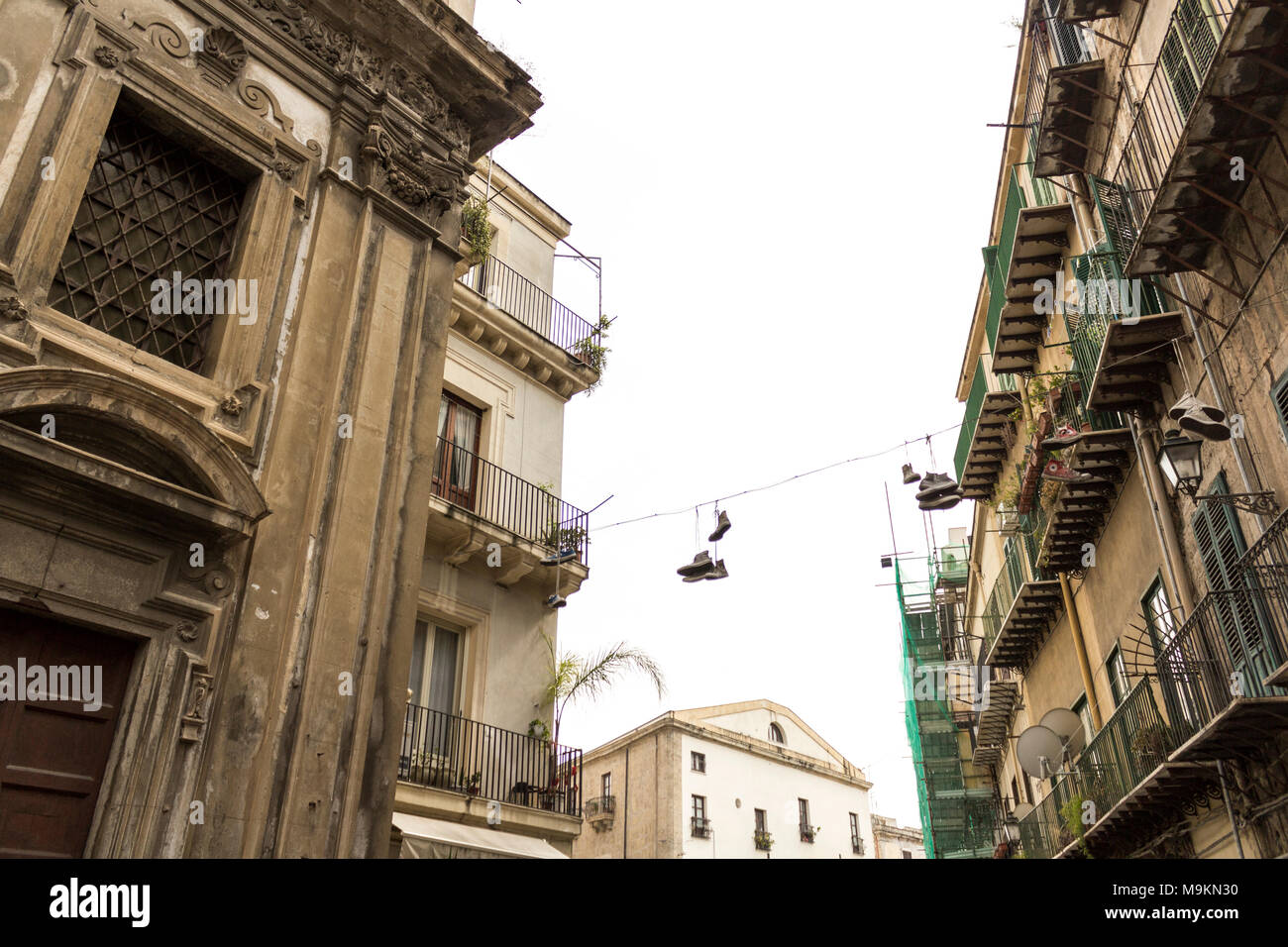Sculpture in a street of palermo hi-res stock photography and images ...