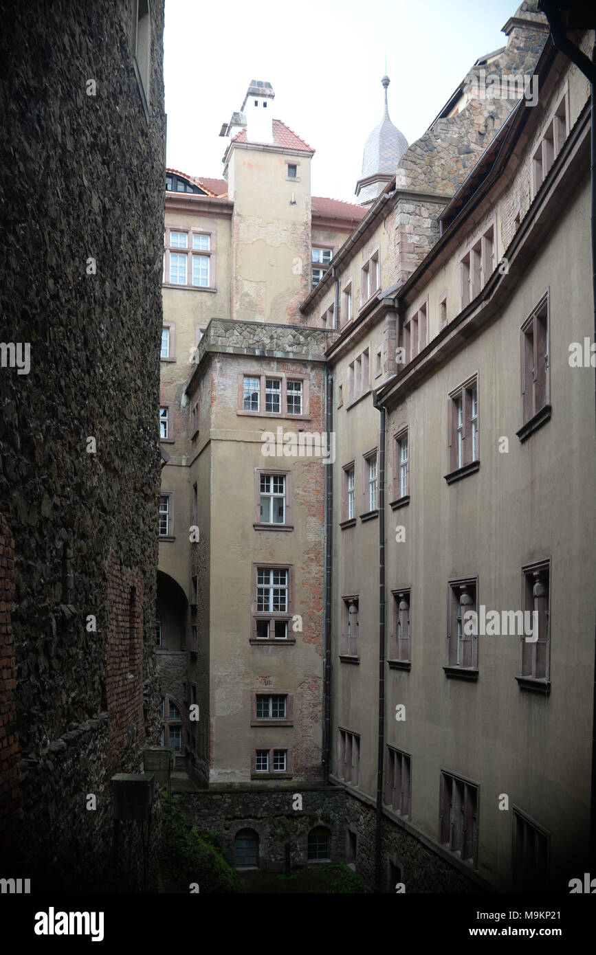 inside the Ksiaz castle Stock Photo - Alamy