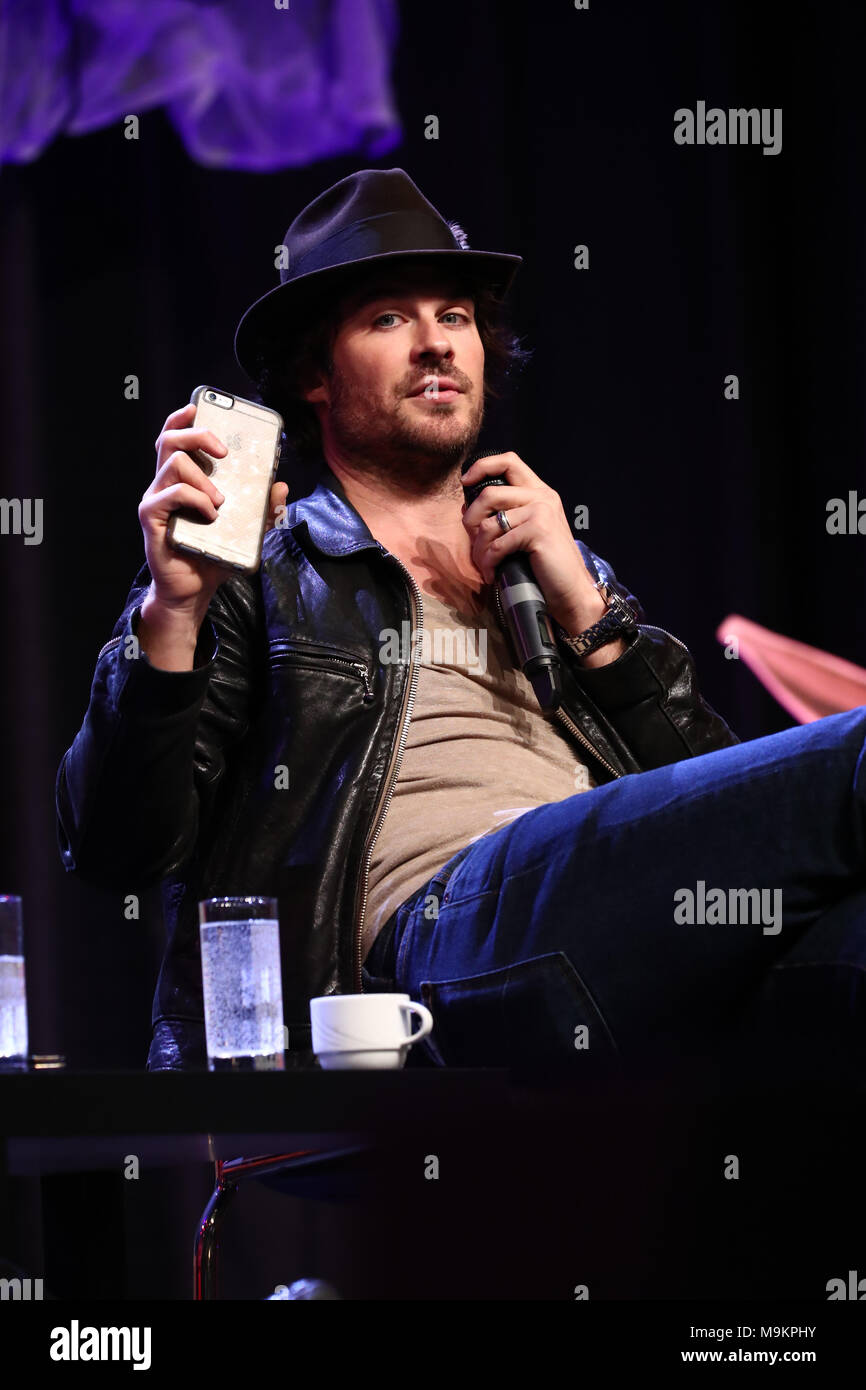 Bonn, Germany, 25.3.18, Ian Sommerhalder attend Magic Con 2018, Credit ...