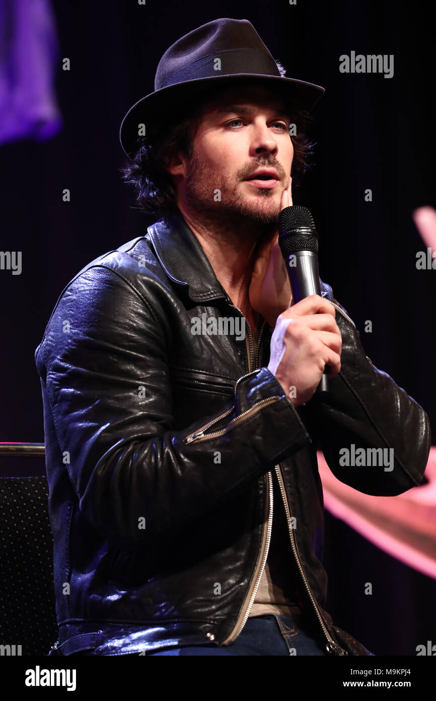 Bonn, Germany, 25.3.18, Ian Sommerhalder attend Magic Con 2018, Credit ...