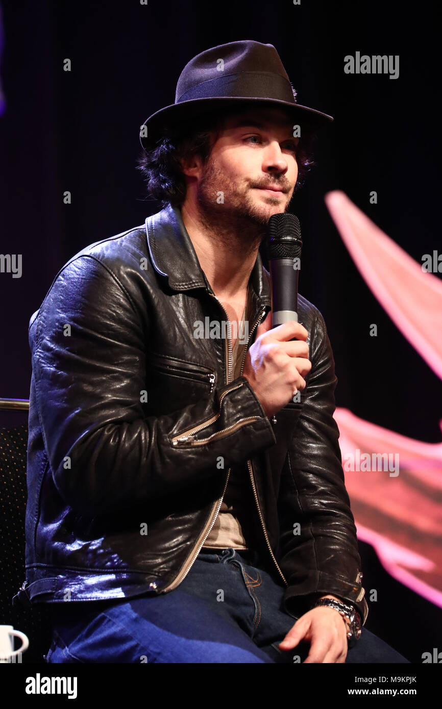 Bonn, Germany, 25.3.18, Ian Sommerhalder attend Magic Con 2018, Credit ...