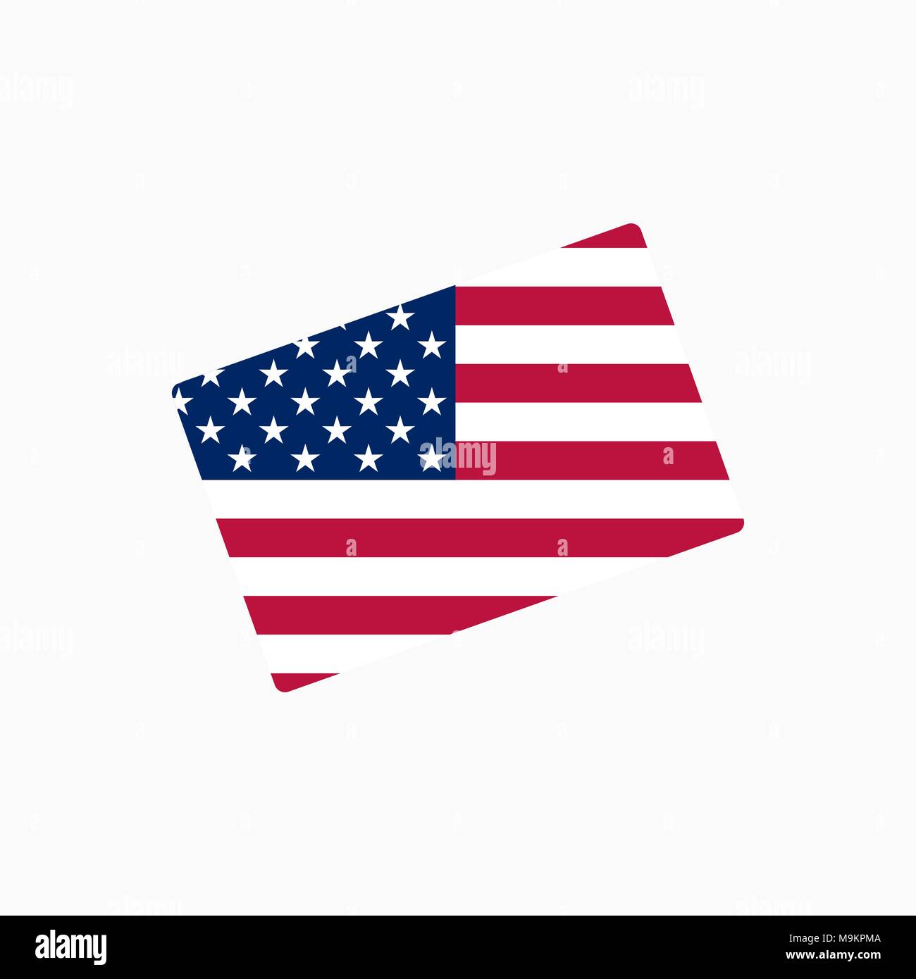 National flag of the us Cut Out Stock Images & Pictures - Alamy