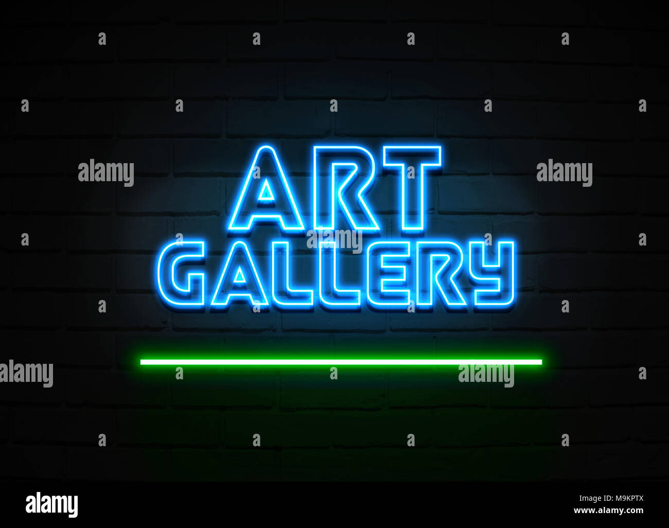 Art gallery sign hi-res stock photography and images - Alamy