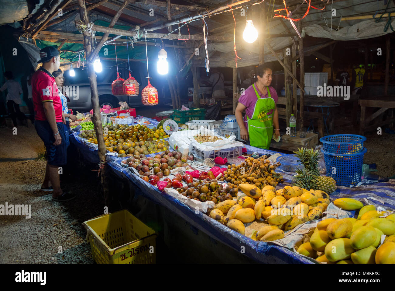 AO NANG, THAILAND - MARCH, 23, 2018: Outdoor view of unidentified ...