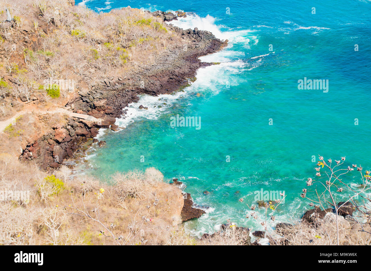 Galapagos Islands. Landscape of the Galapagos Islands. Cliffs ...