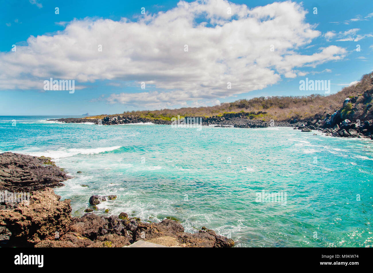 Galapagos Islands. Landscape of the Galapagos Islands. Cliffs ...