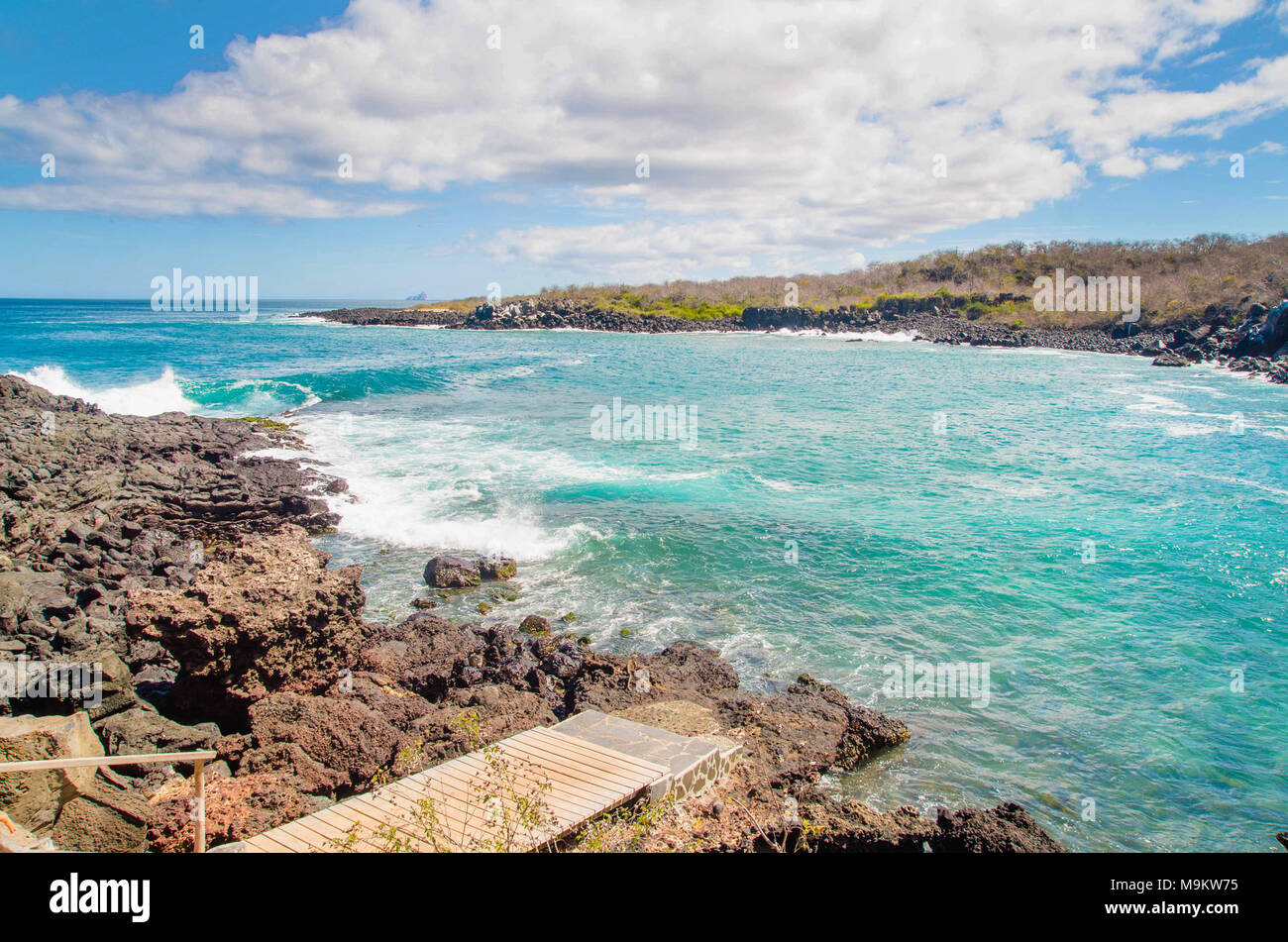 Galapagos Islands. Landscape of the Galapagos Islands. Cliffs ...