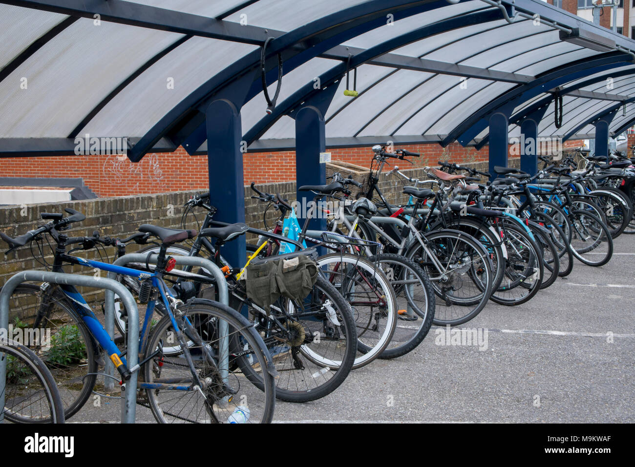 Cycle racks hi-res stock photography and images - Alamy