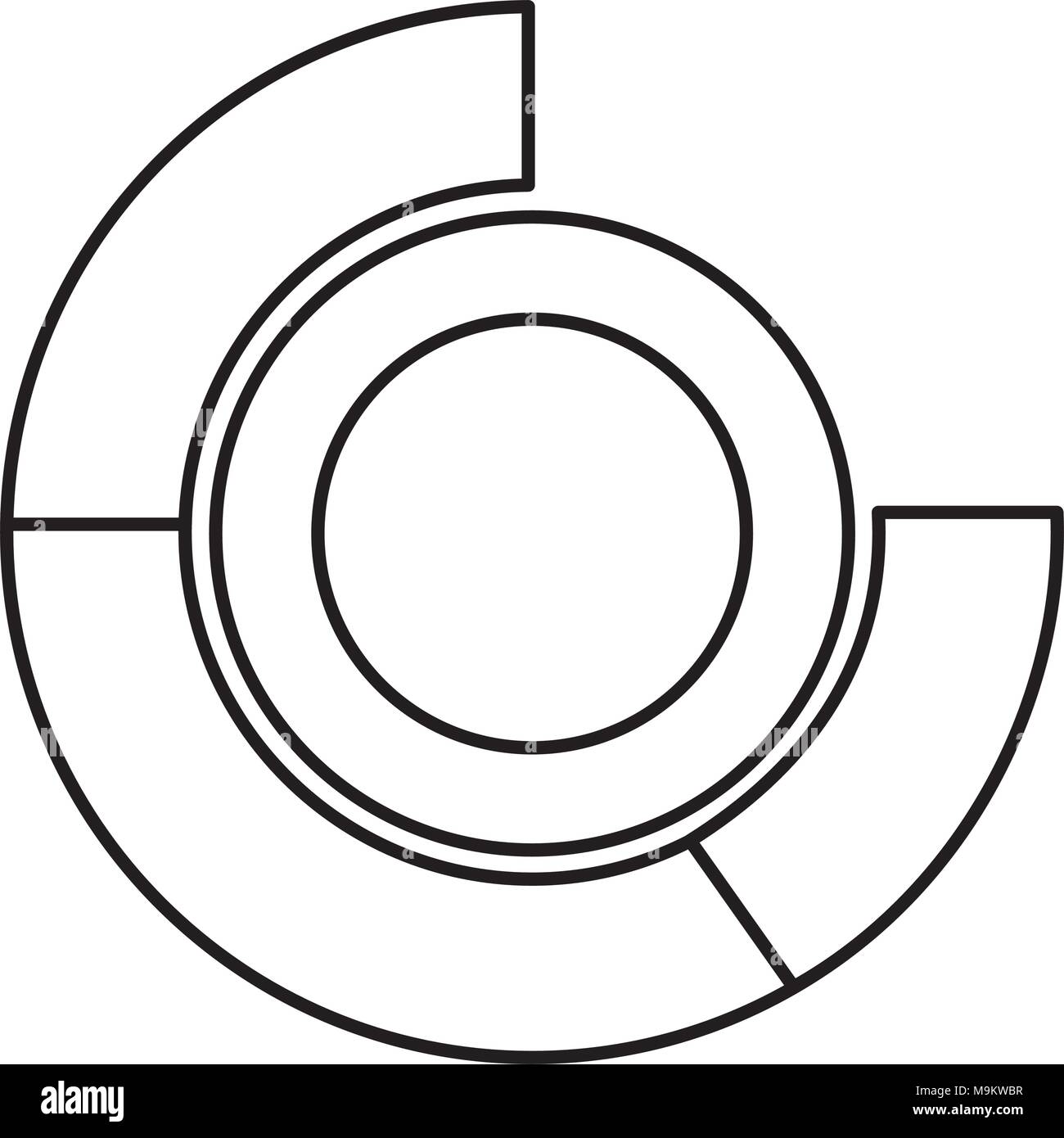 round diagram chart blank image Stock Vector Image & Art - Alamy