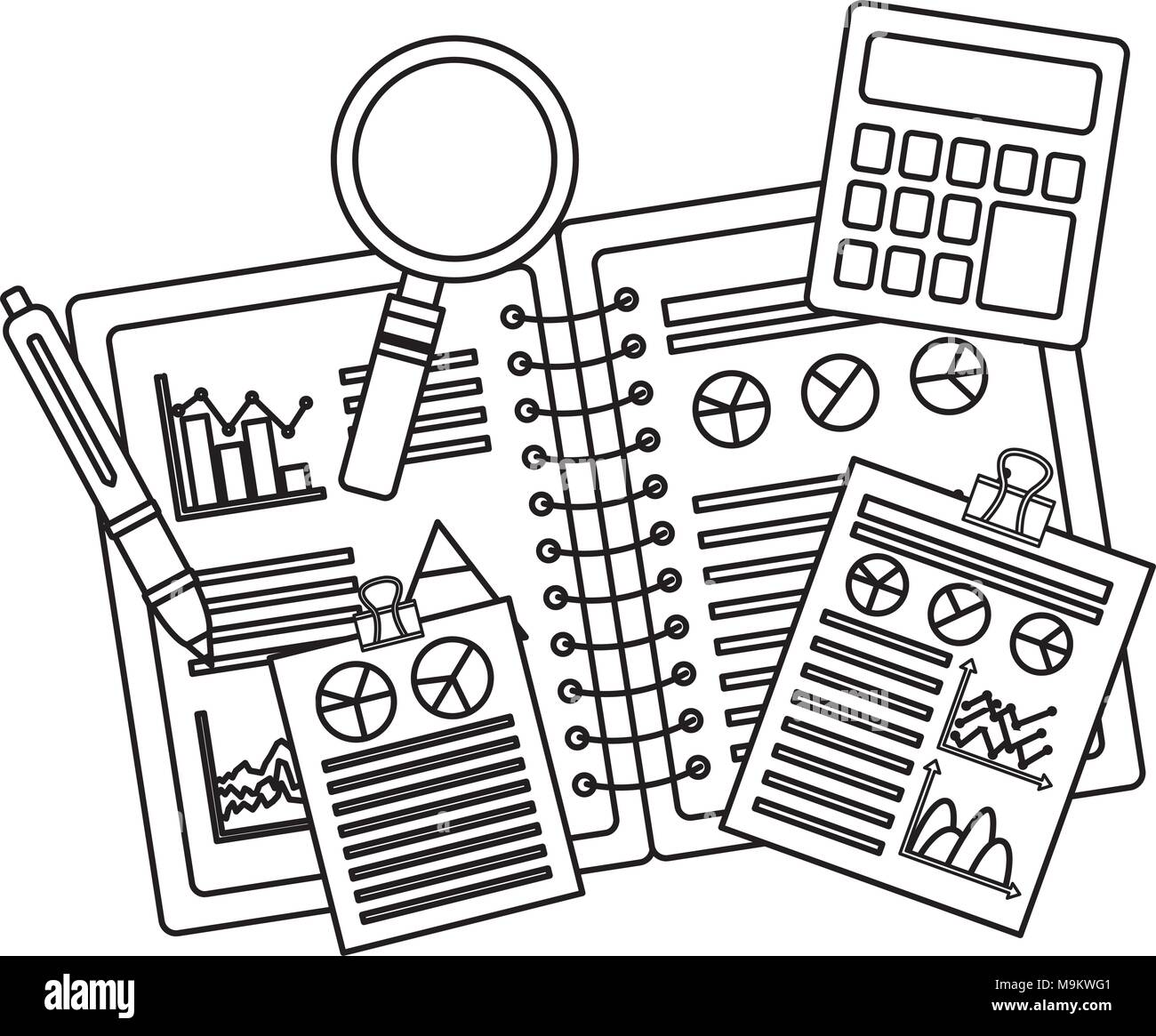 Newspaper graphs Stock Vector Images - Alamy