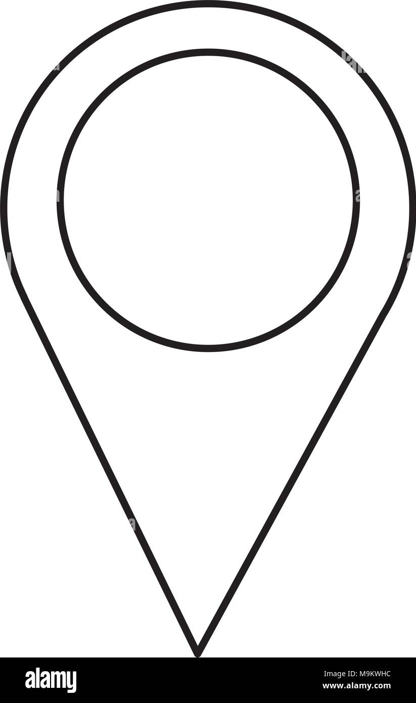 pointer map gps navigation location Stock Vector Image & Art - Alamy