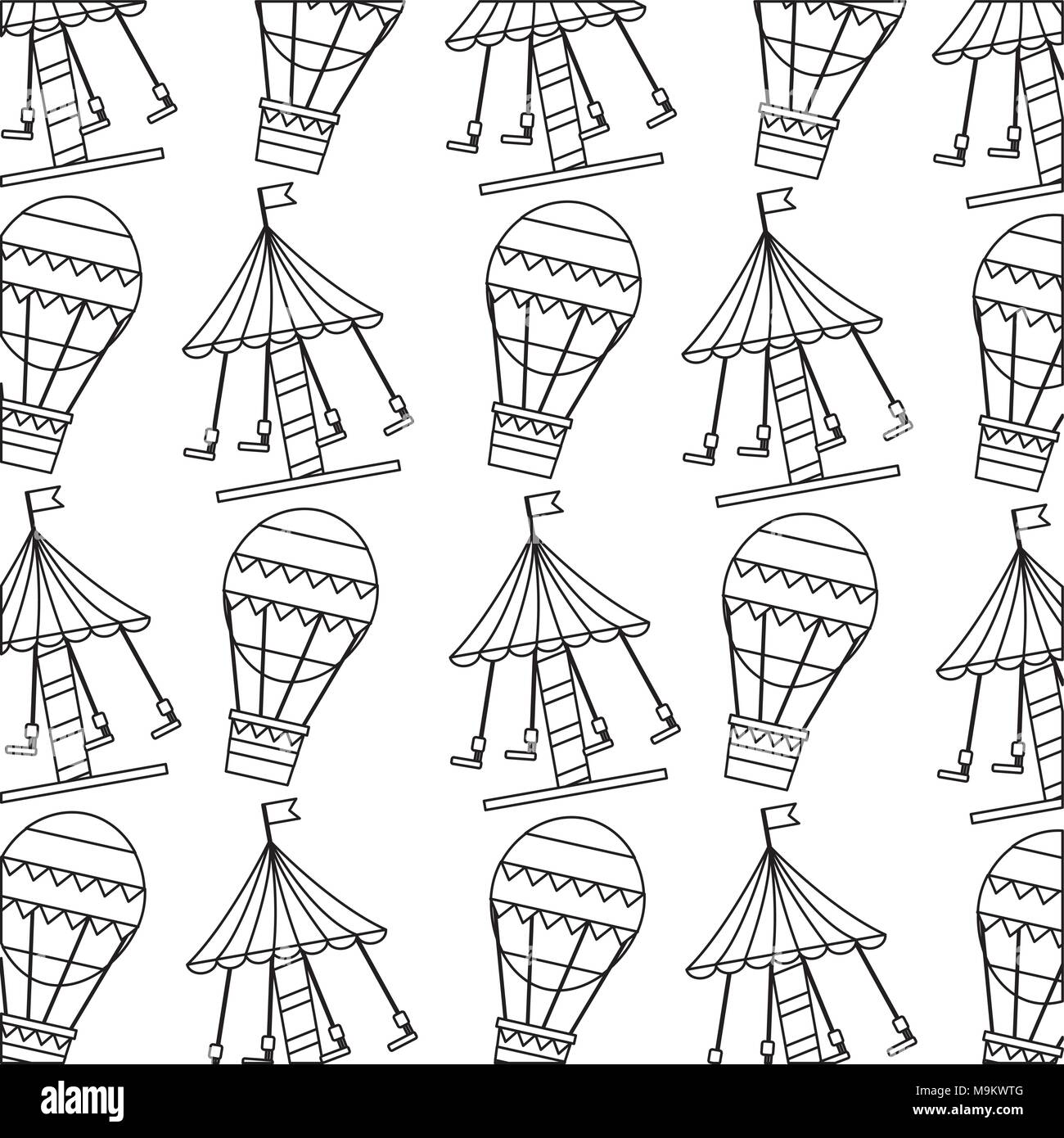 carnival funfair festive pattern Stock Vector Image & Art - Alamy