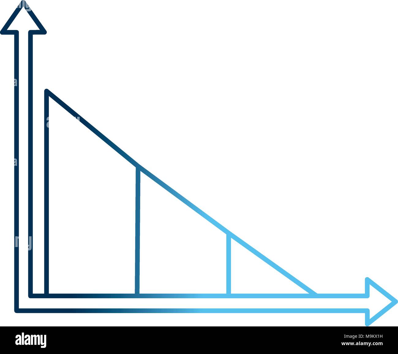 statistic data diagram triangle graph progress Stock Vector Image & Art ...