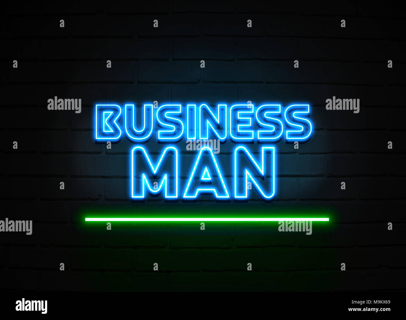 Neon illuminated man hi-res stock photography and images - Alamy