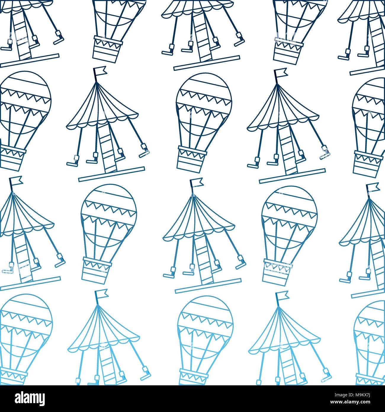 carnival funfair festive pattern Stock Vector Image & Art - Alamy