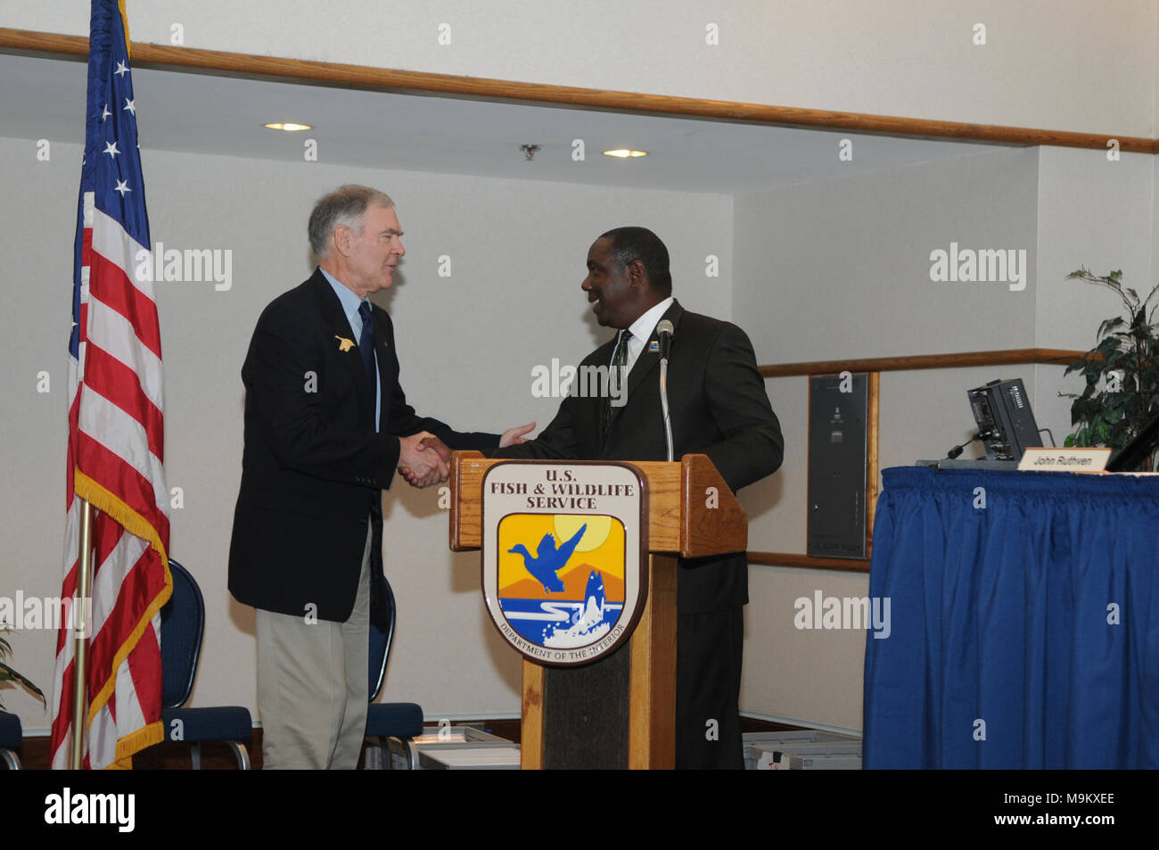 USFWS at work protecting the environment Stock Photo - Alamy