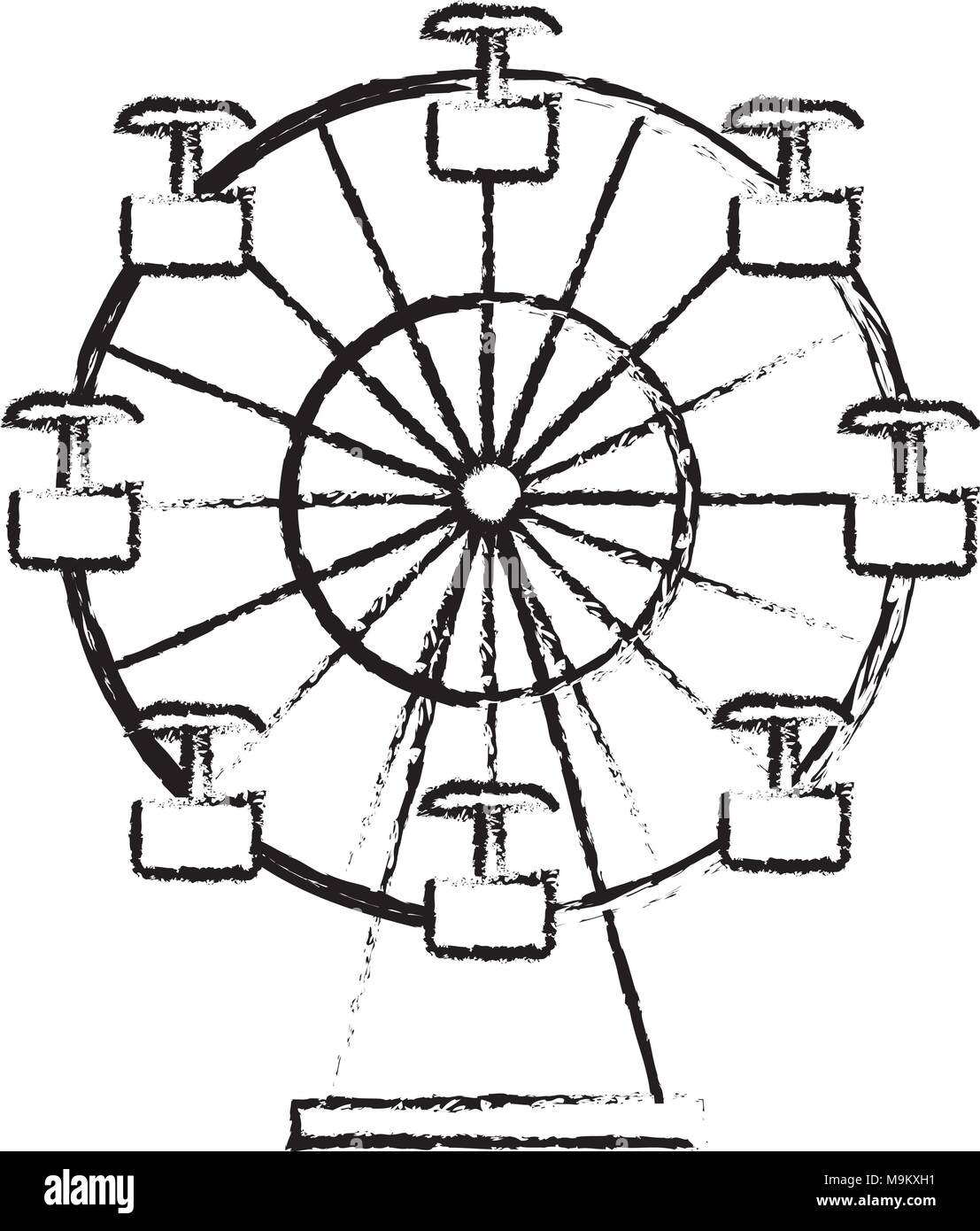 Ferris wheel motion Stock Vector Images - Alamy