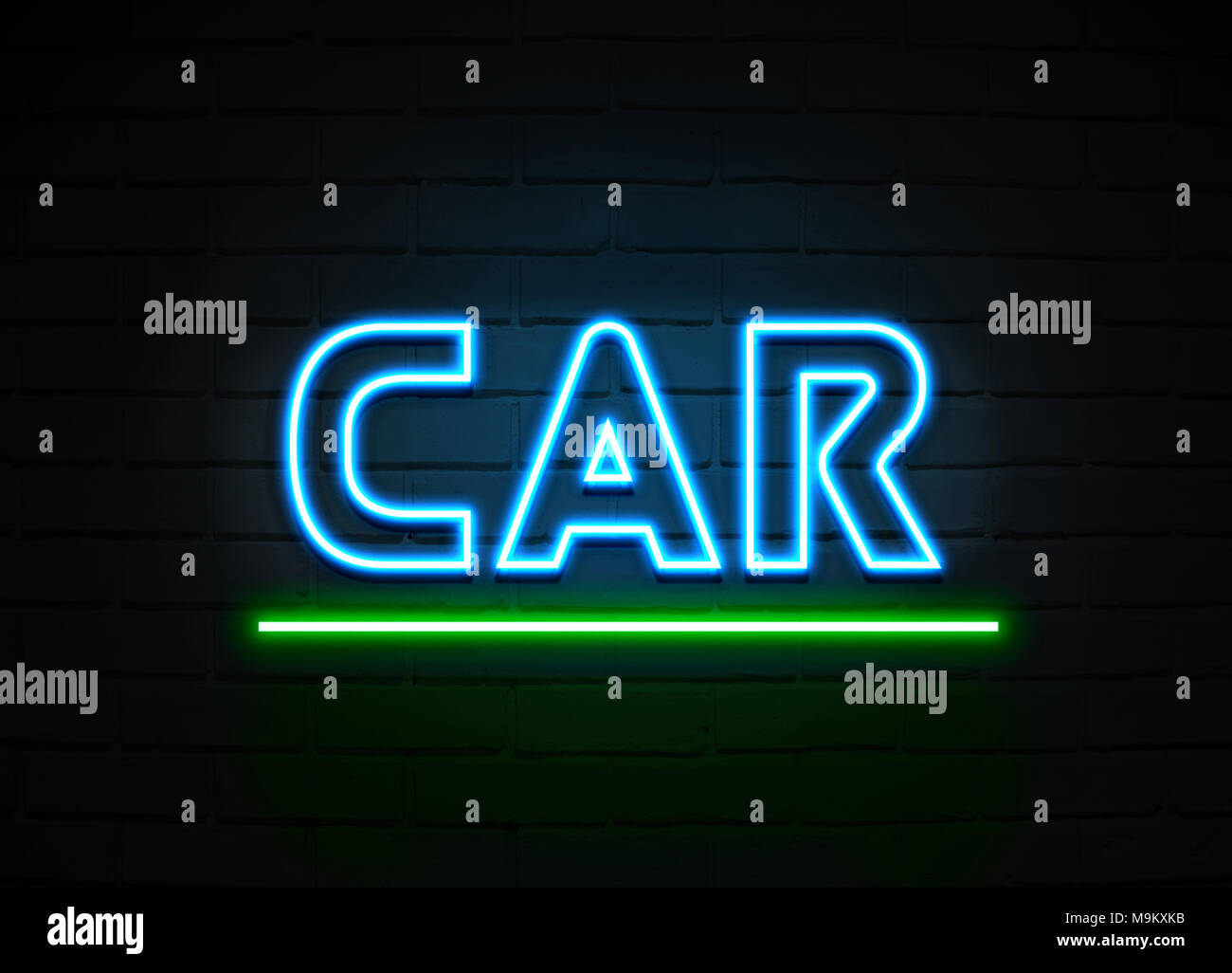 Neon lights car hi-res stock photography and images - Alamy