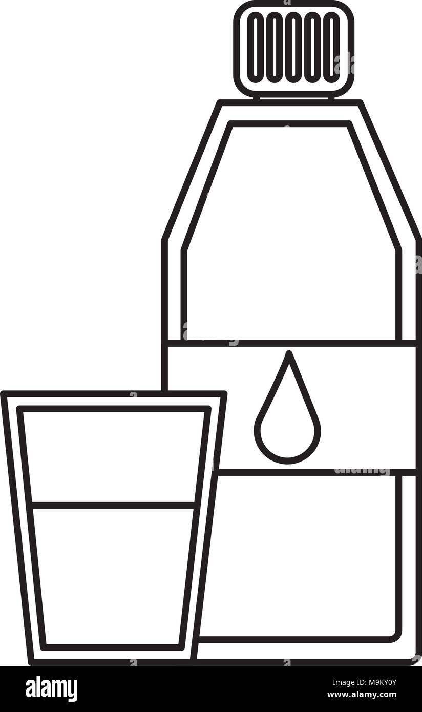 Water drop splashing cup Stock Vector Images - Alamy