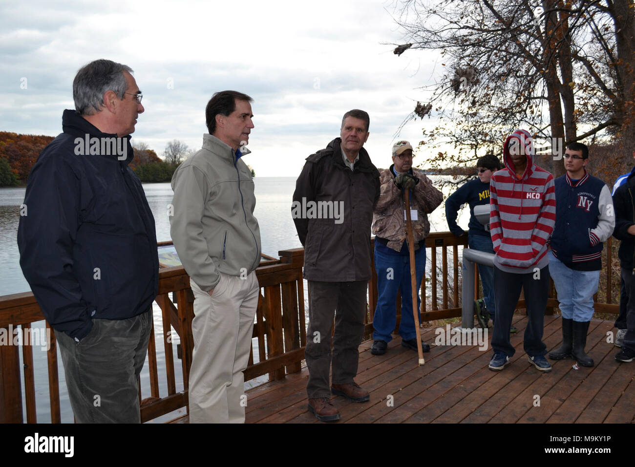 Regional Director Tom Melius and Director Dan Ashe join Detroit River ...