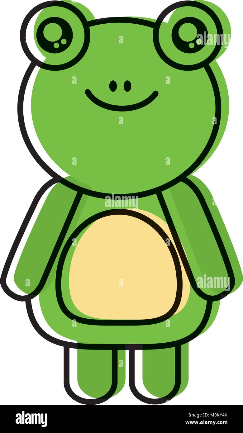 cute frog toy animal image Stock Vector Image & Art - Alamy