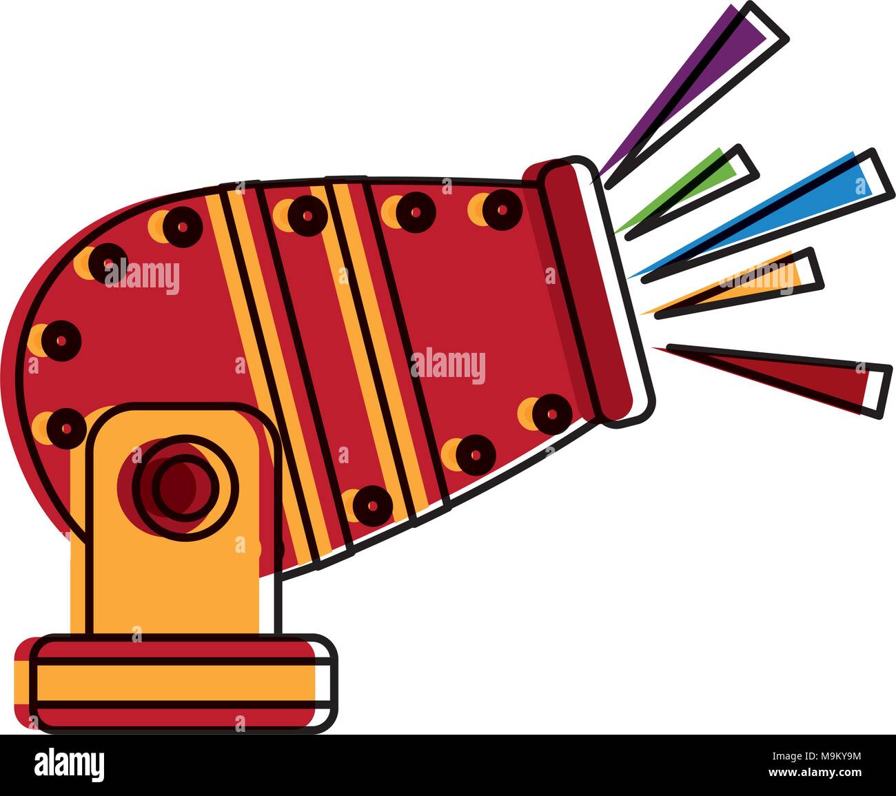 circus carnival fun fair cannon image Stock Vector Image & Art - Alamy