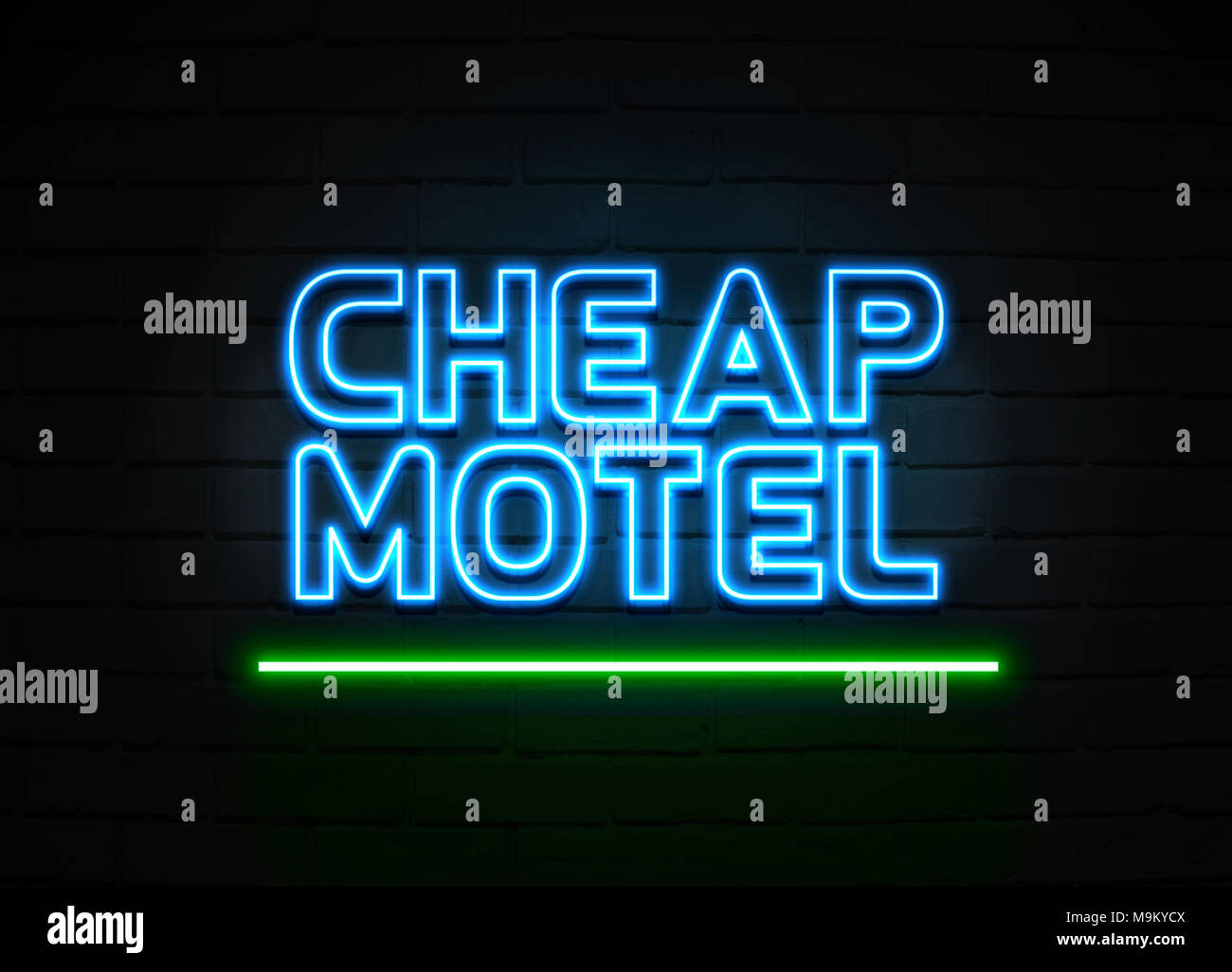 Motel neon sign hi-res stock photography and images - Alamy