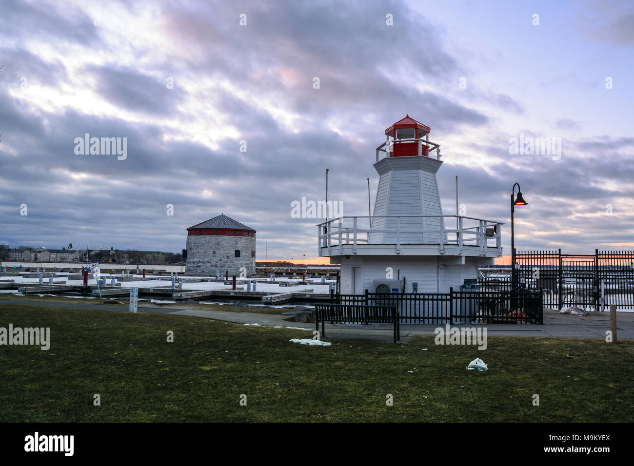 Kingston Ontario Canada Harbour Lighthouse Stock Photo - Alamy