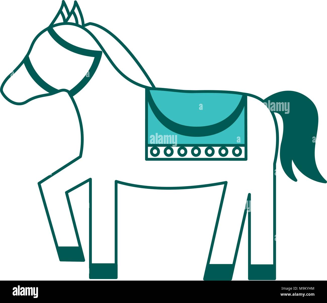 Presentation horse Stock Vector Images - Alamy