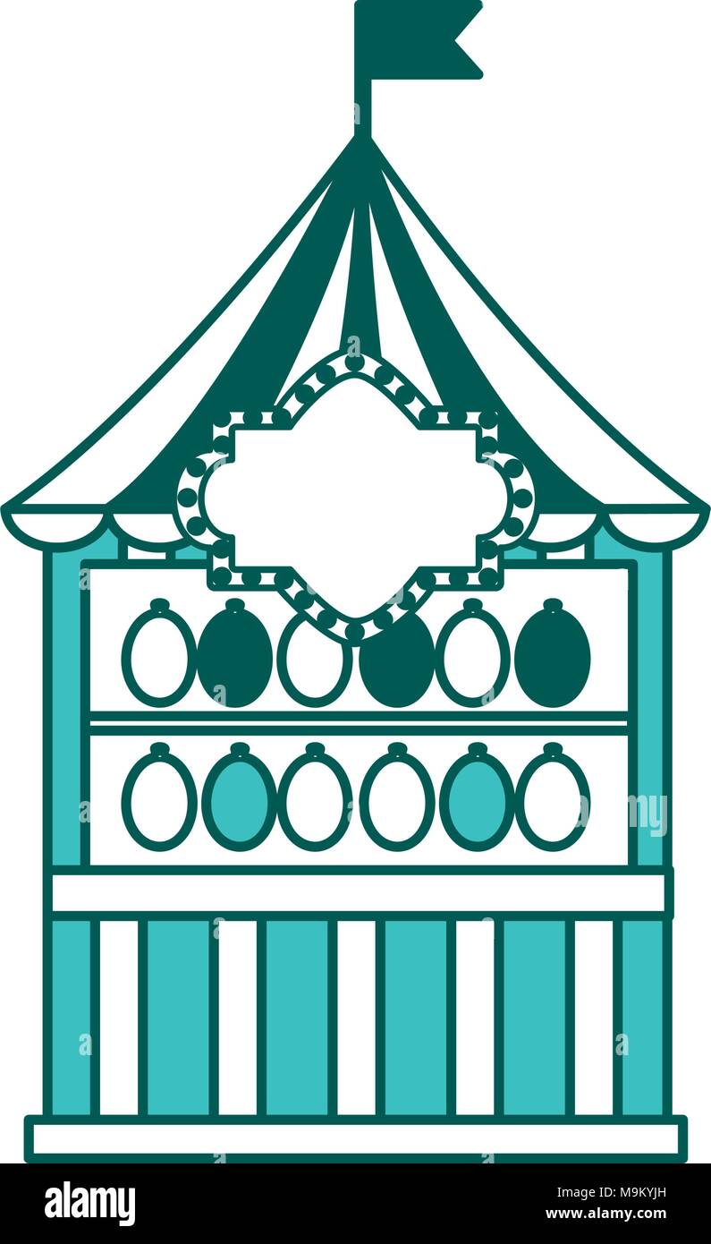 carnival funfair booth shooting game Stock Vector Image & Art - Alamy