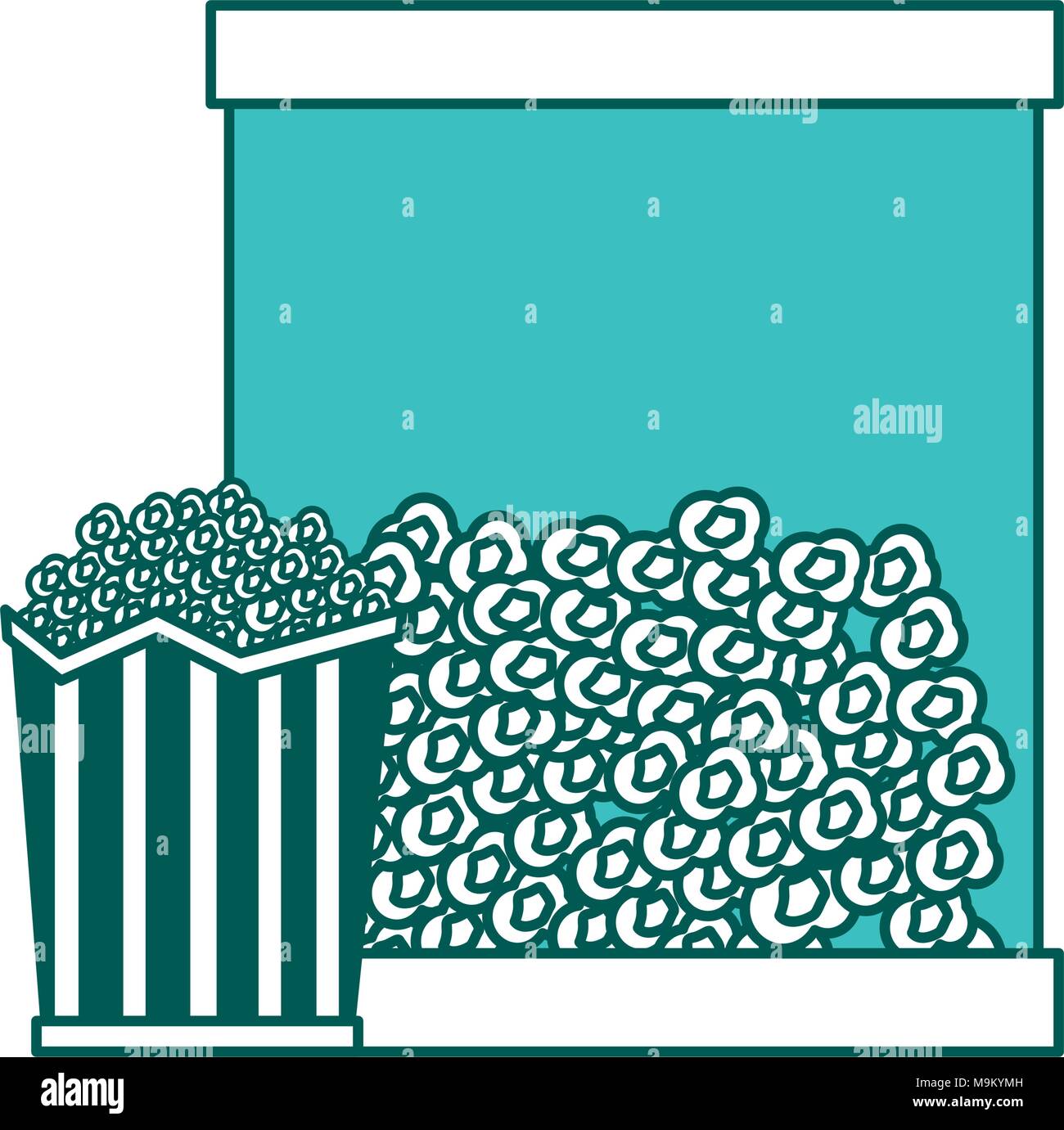 Large popcorn bucket Stock Vector Images - Alamy