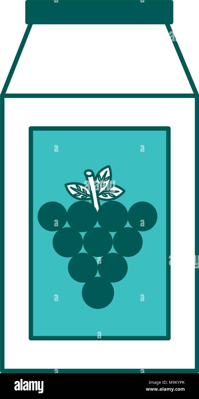 fresh healthy packaging of grapes juice Stock Vector Image & Art - Alamy