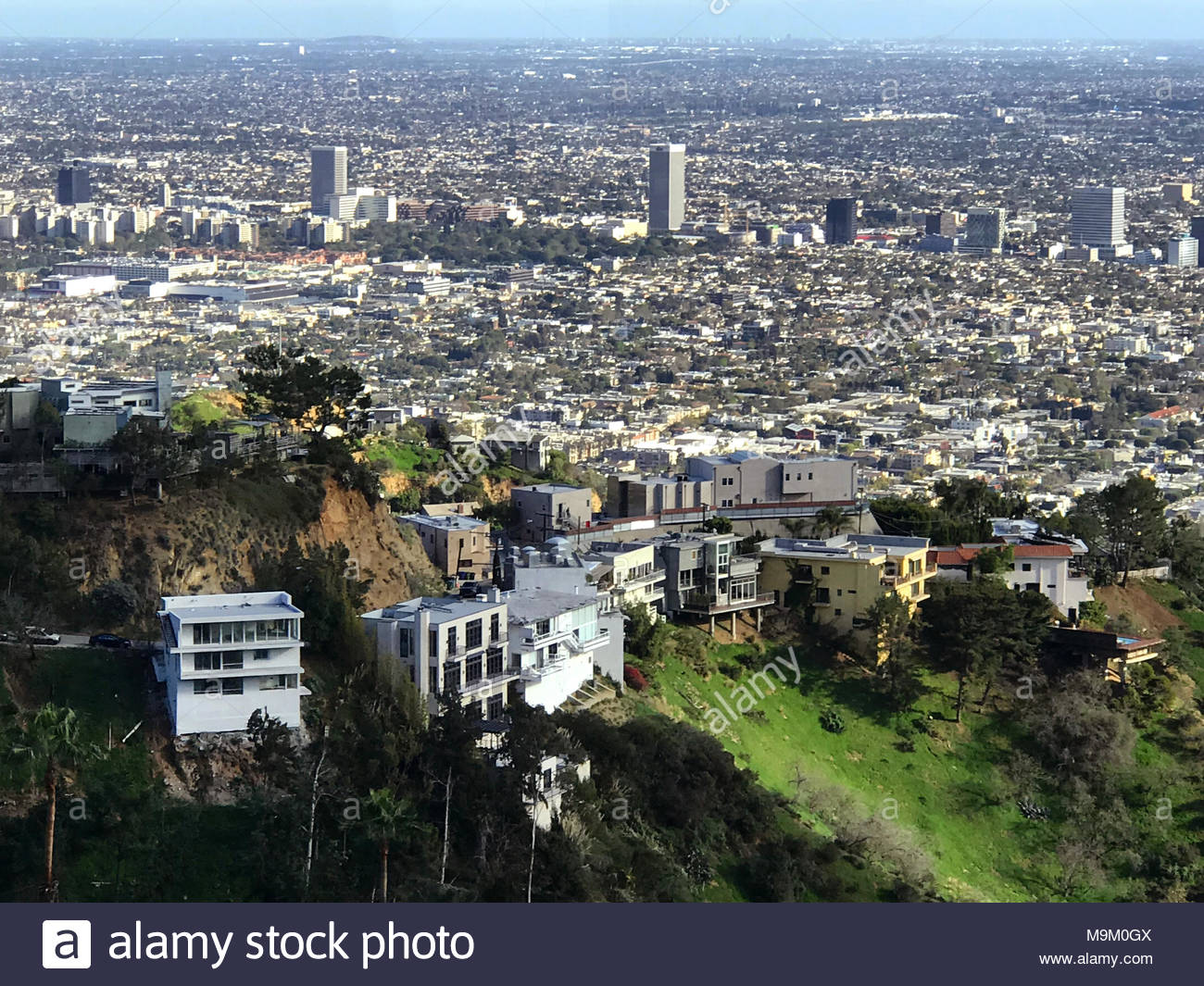 Los Angeles Hills Aerial Stock Photos & Los Angeles Hills Aerial Stock ...