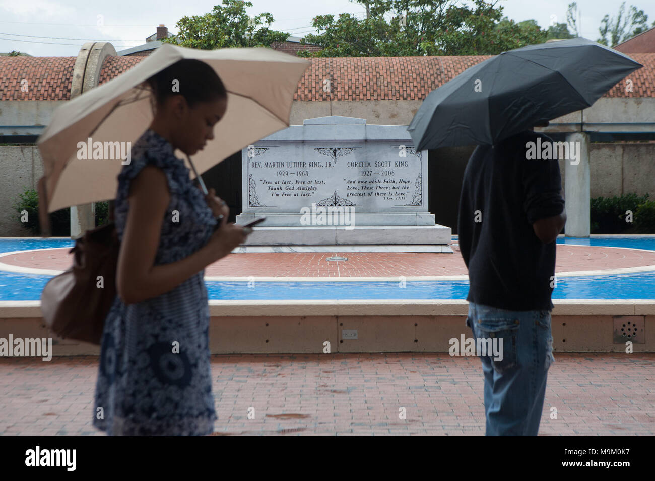 Civil Rights leader Dr Martin Luther King Jr Tomb located at the Martin ...