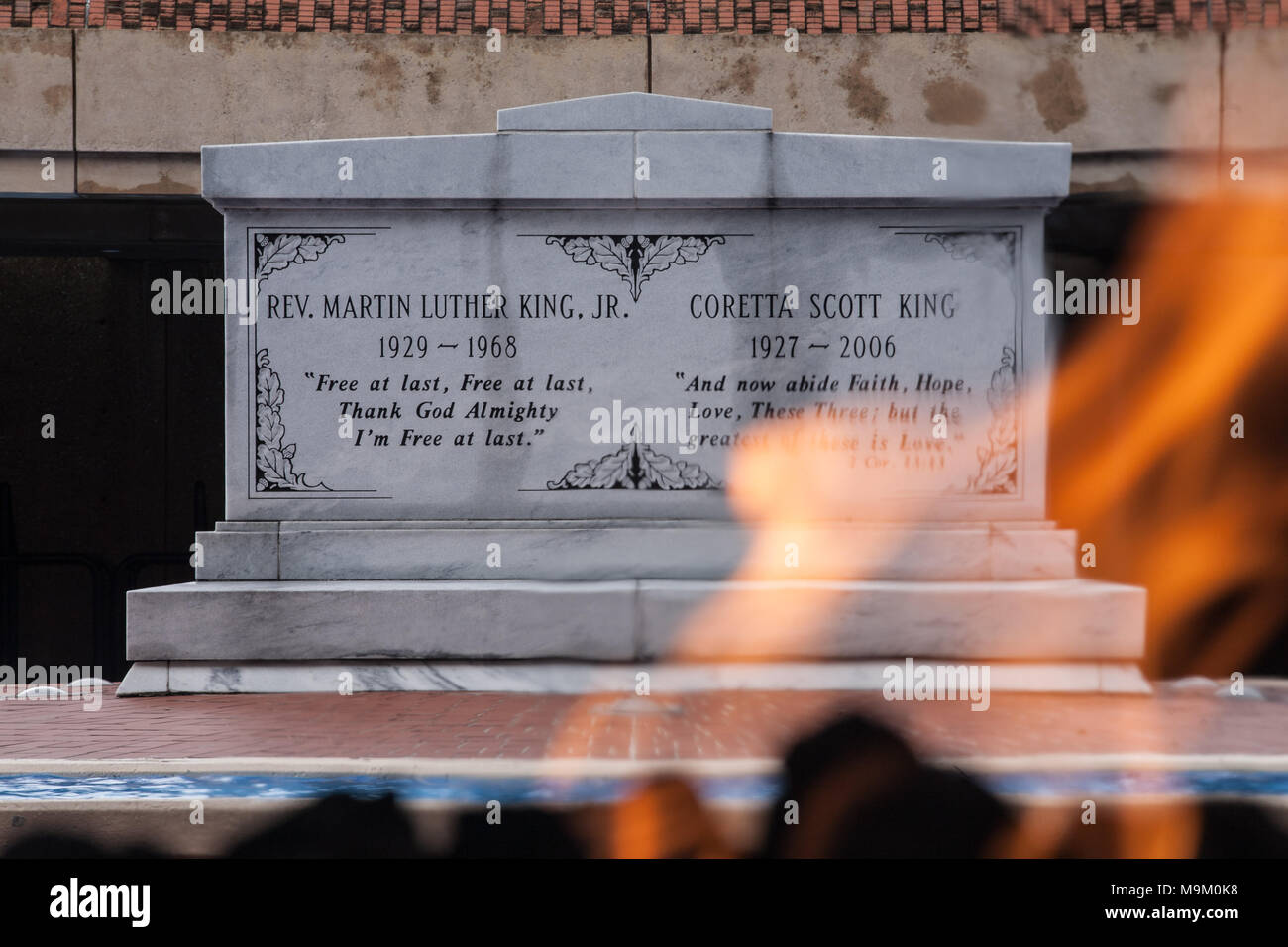 Martin luther king jr grave hi-res stock photography and images - Alamy